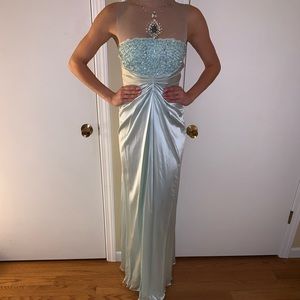 Dresses | Light Blue Prom Gown | Poshmark
